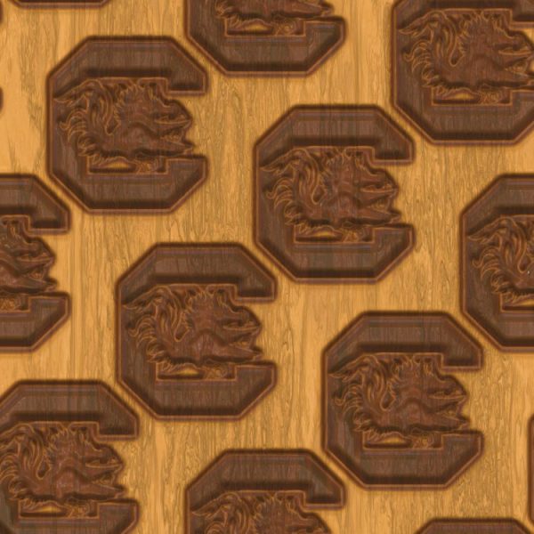 University of South Carolina Gamecocks Carved Wood – Pattern Crew