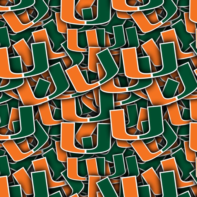 University Of Miami Hurricanes 22 Pattern Crew