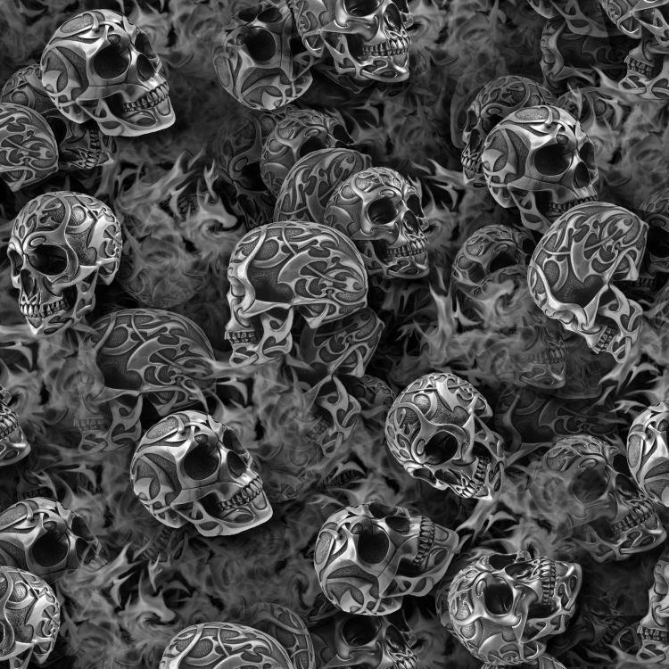 Tribal Skulls 24 – Pattern Crew