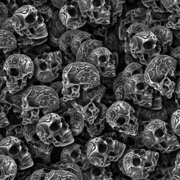 Tribal Skulls 23 – Pattern Crew