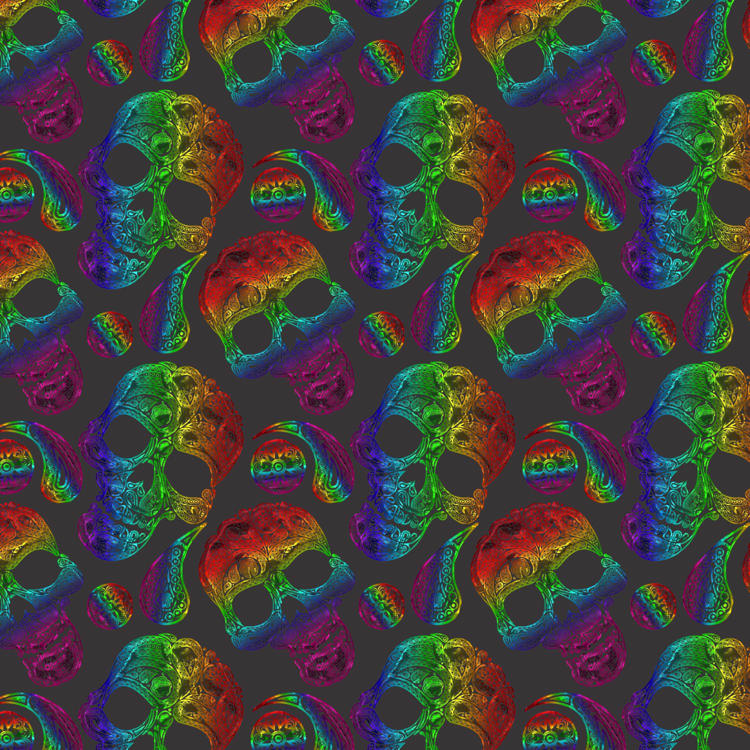 Paisley Skulls 24 – Pattern Crew