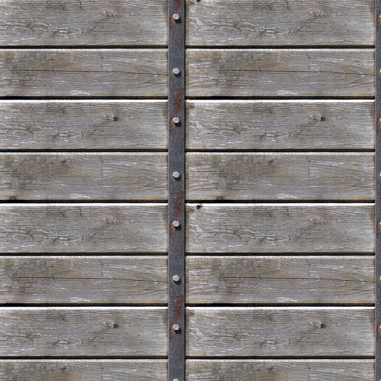 Weathered Wood with Iron Strap – Pattern Crew