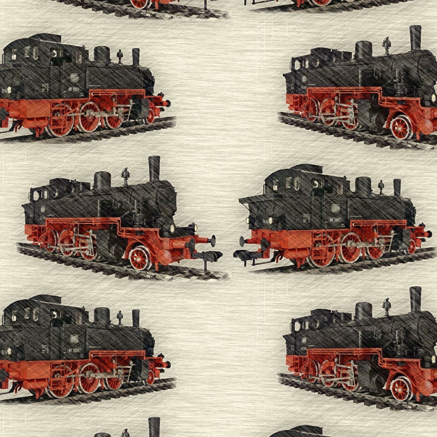 Train Engine No 17 23 – Pattern Crew