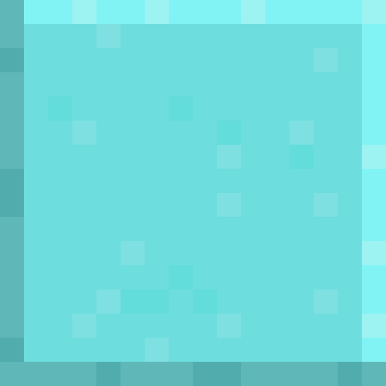 Minecraft Diamond Block – Pattern Crew