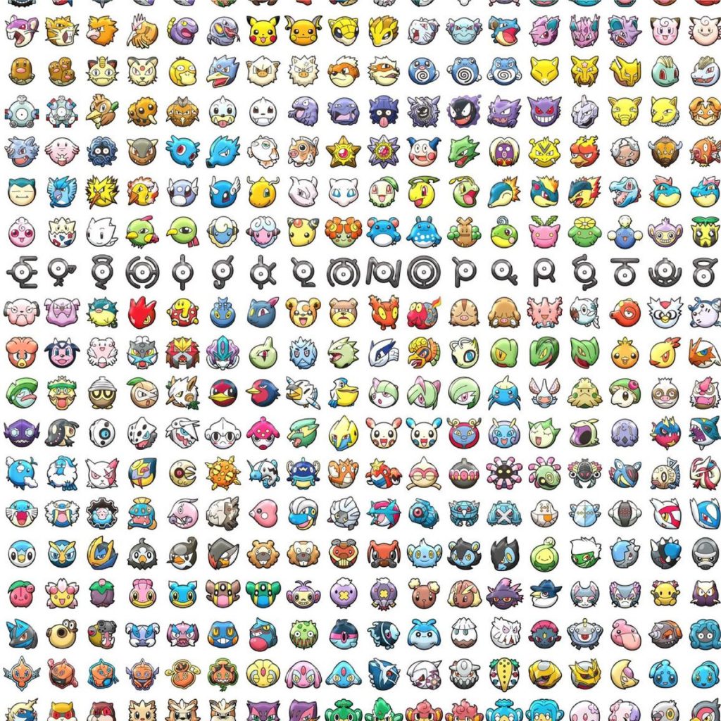 All Pokemon Characters – Pattern Crew