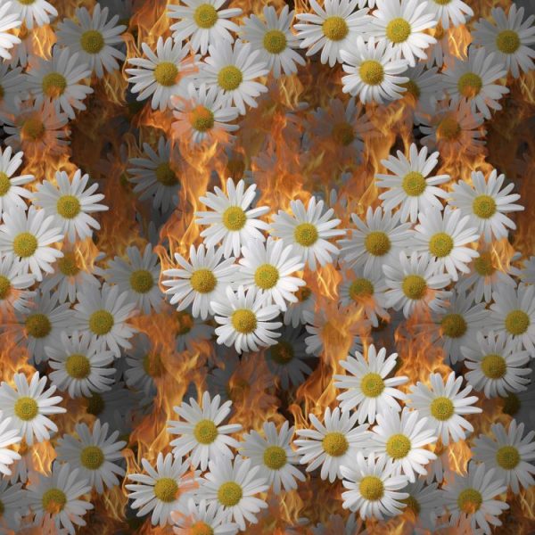 White Daises on Fire – Pattern Crew