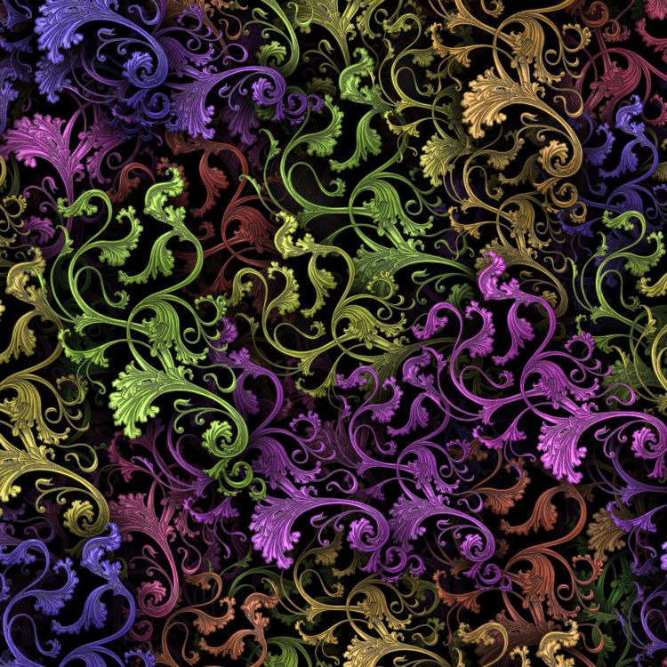 Colorful Scrollwork 22 – Pattern Crew