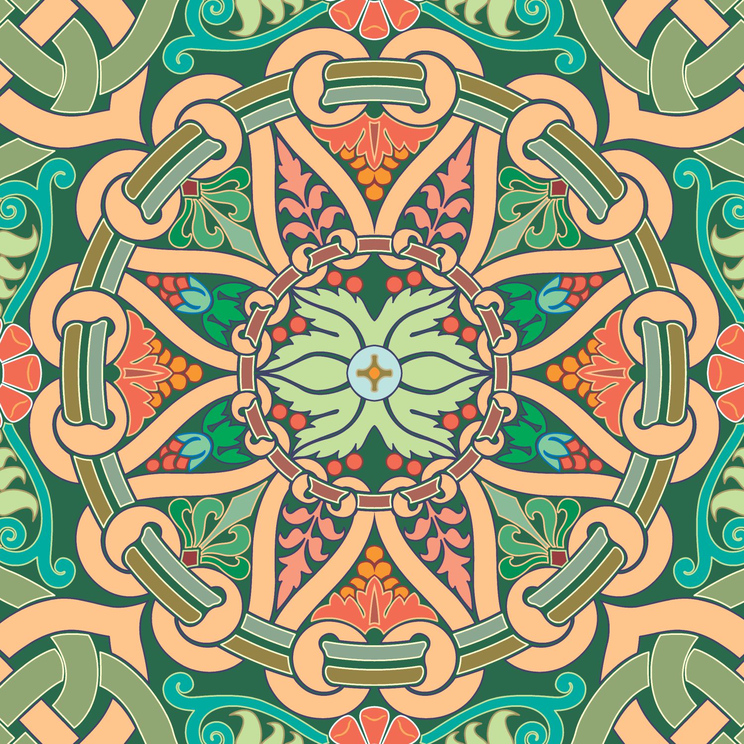 Arabesque Rosette – Pattern Crew