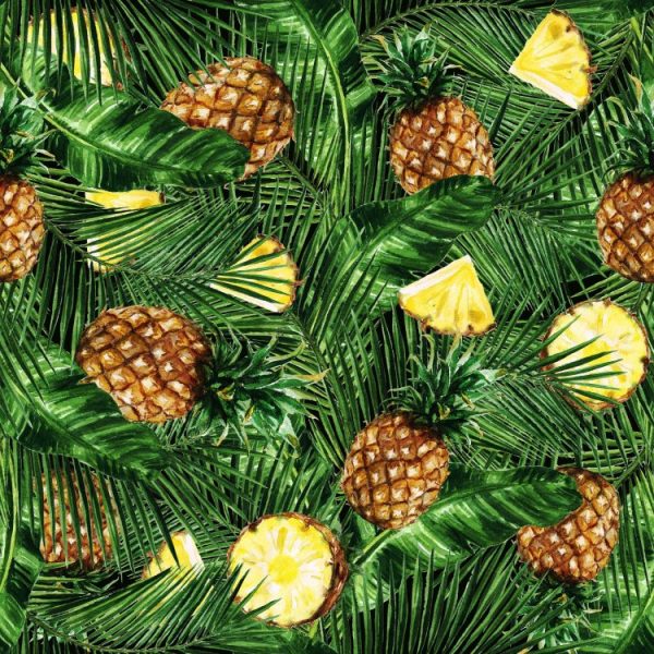 Watercolor Pineapple 22 – Pattern Crew
