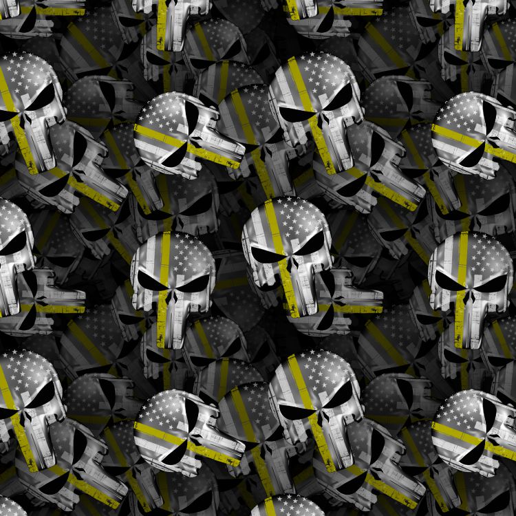 Punisher Yellow Thin Line – Pattern Crew