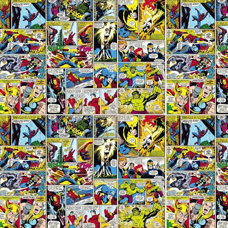 Comic Book Strip – Pattern Crew