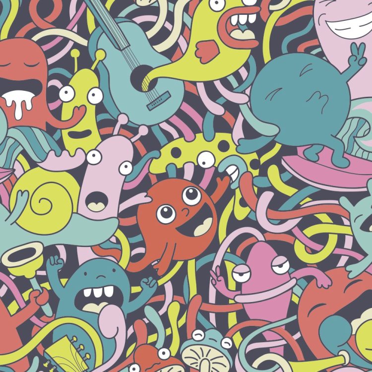 Squiggly Monsters – Pattern Crew