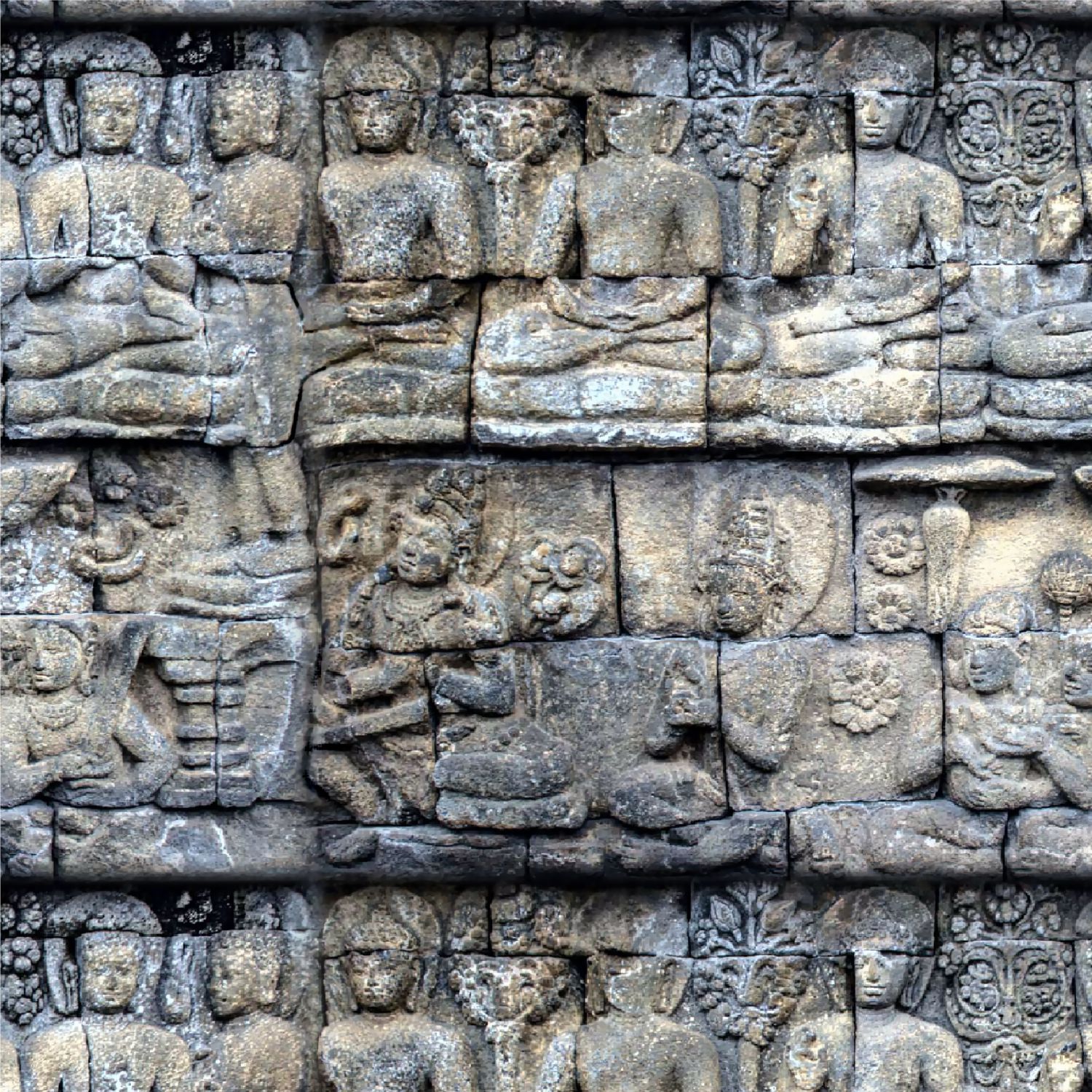 Indonesian Stone Carvings 22 – Pattern Crew