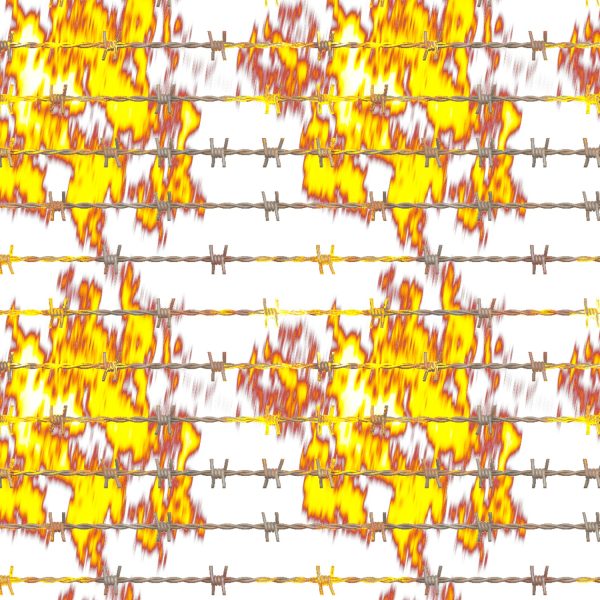 Barbed Wire with Fire – Pattern Crew