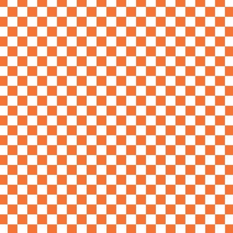 Orange Checkered Flag – Pattern Crew