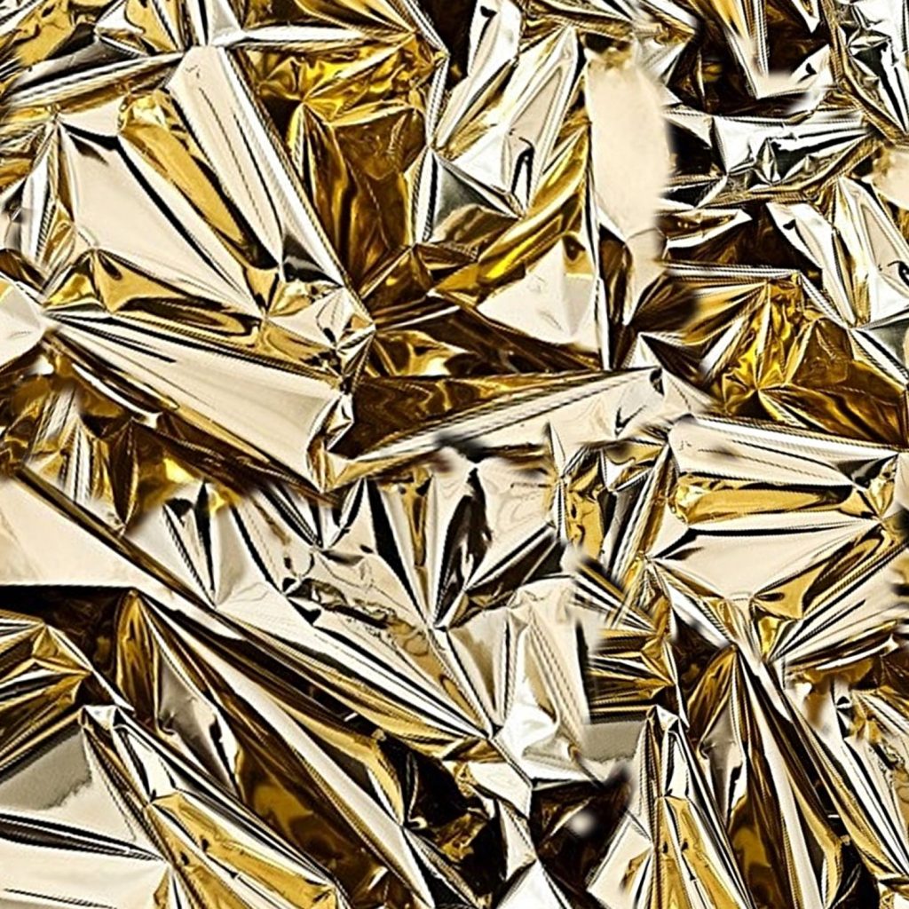 Crumpled Gold Paper 23 – Pattern Crew