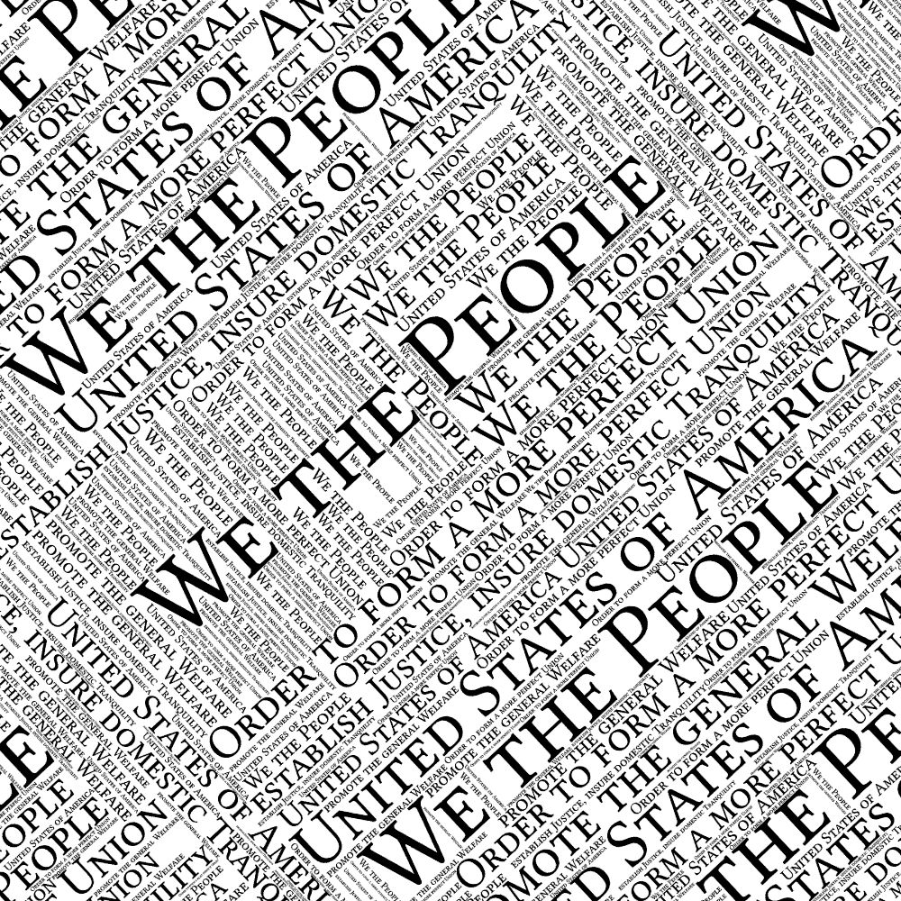 We The People Word Cloud 22 – Pattern Crew