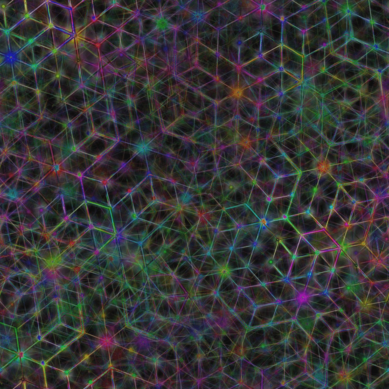 Neon Cube Clusters 24 – Pattern Crew