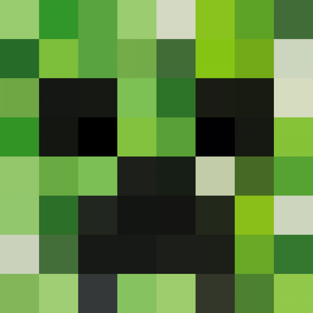 Minecraft Creeper Head – Pattern Crew