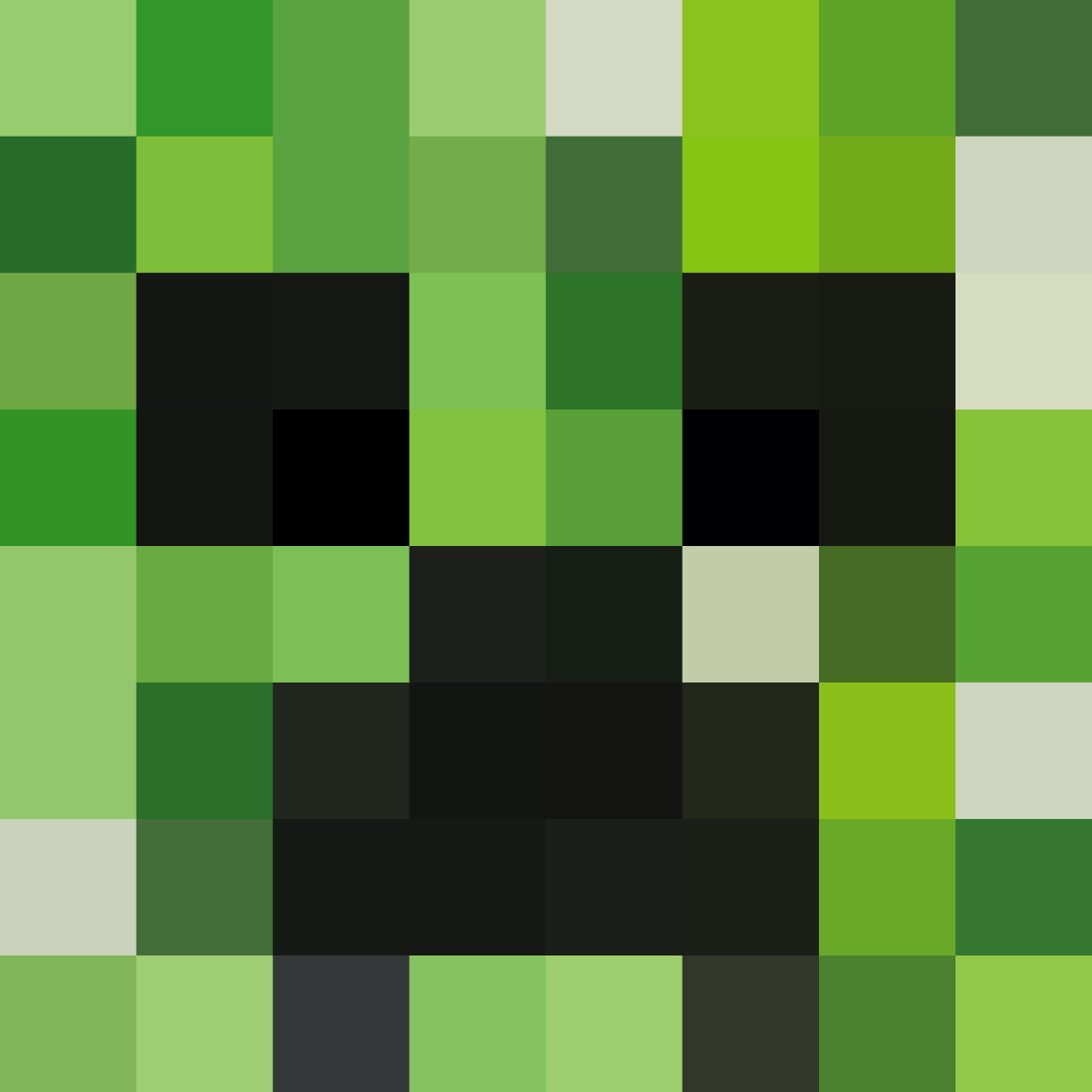 Minecraft Creeper Head – Pattern Crew