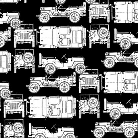 Jeep Willys Drawings 25 – Pattern Crew