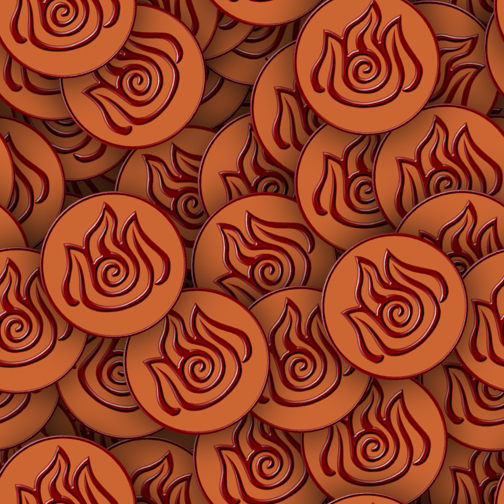 Avatar Fire Symbols – Pattern Crew