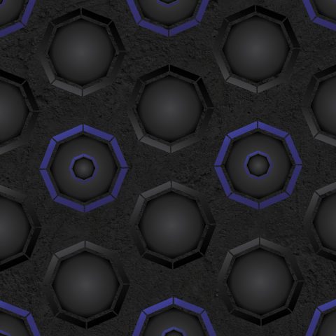 Dark Octagons with Purple – Pattern Crew