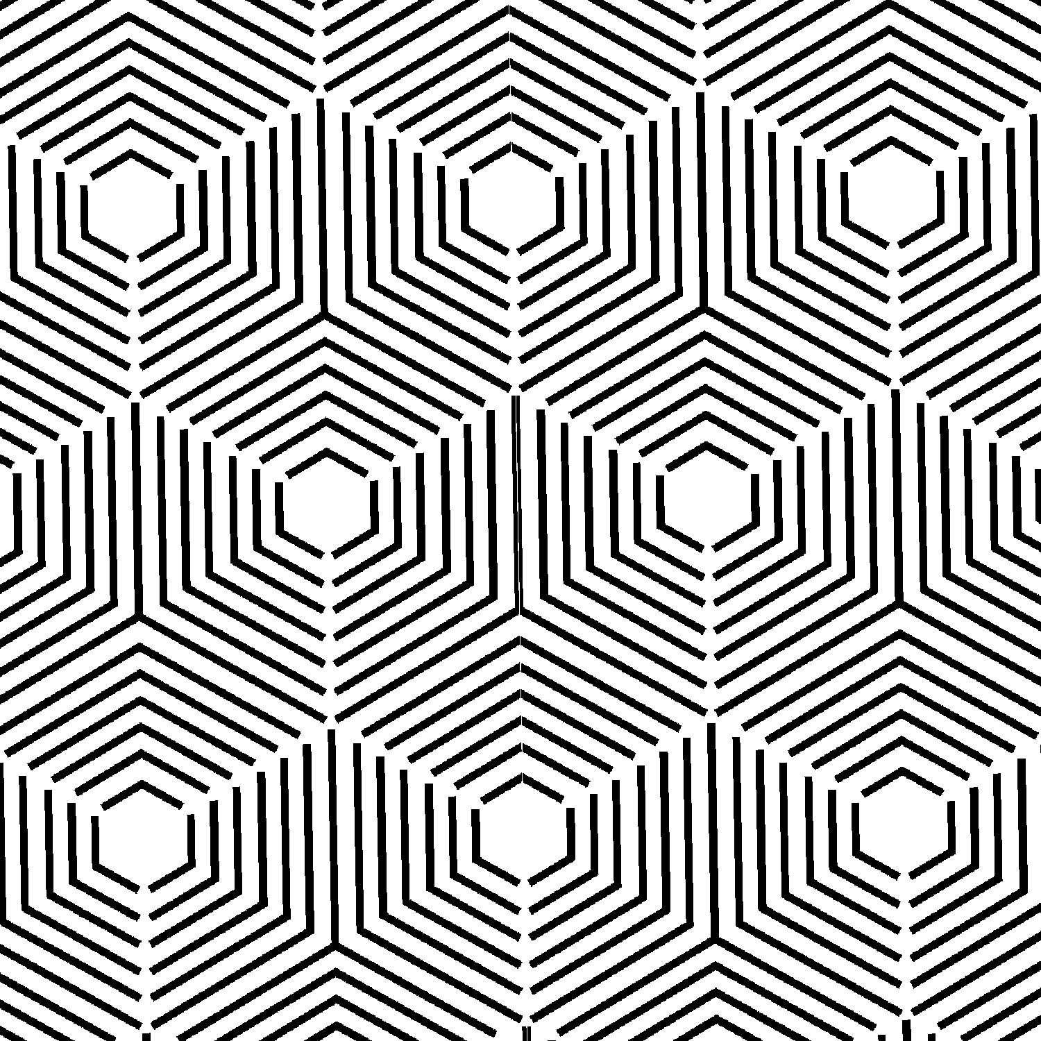 Hexagon Cube Illusion 20 – Pattern Crew