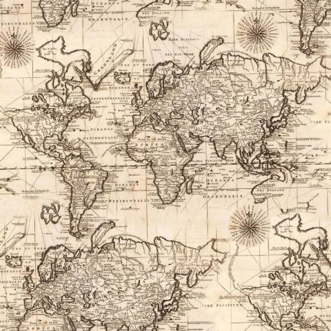 Old World Map – Pattern Crew