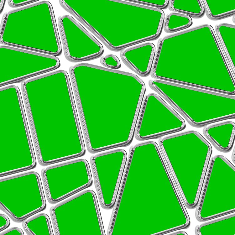 Green Chrome Grid – Pattern Crew