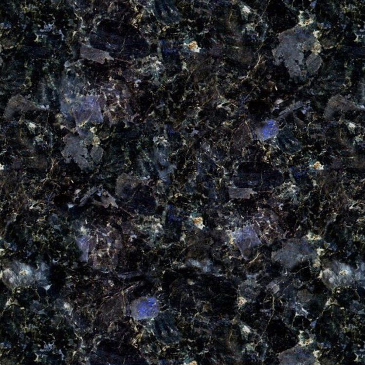 Black Ukrainian Granite with Iridium Inclusions – Pattern Crew