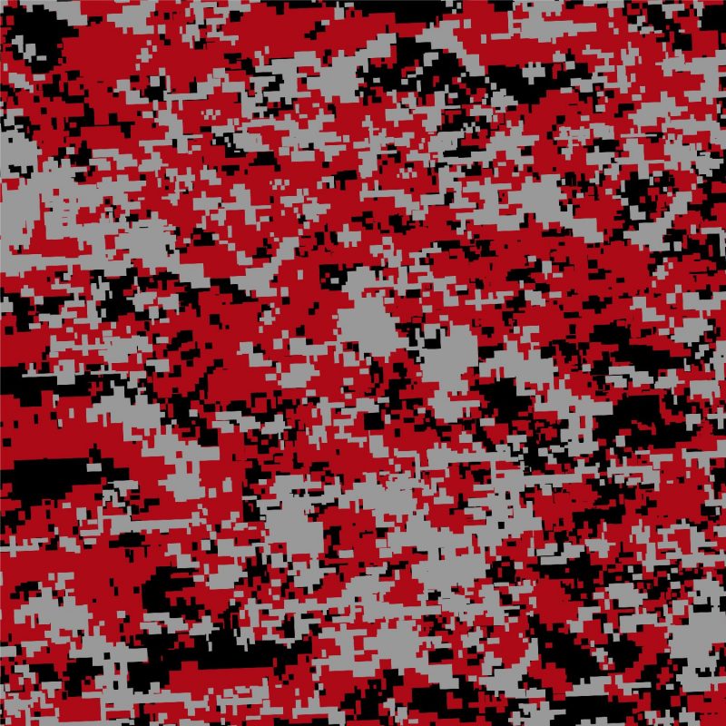 Digital Red Camouflage – Pattern Crew