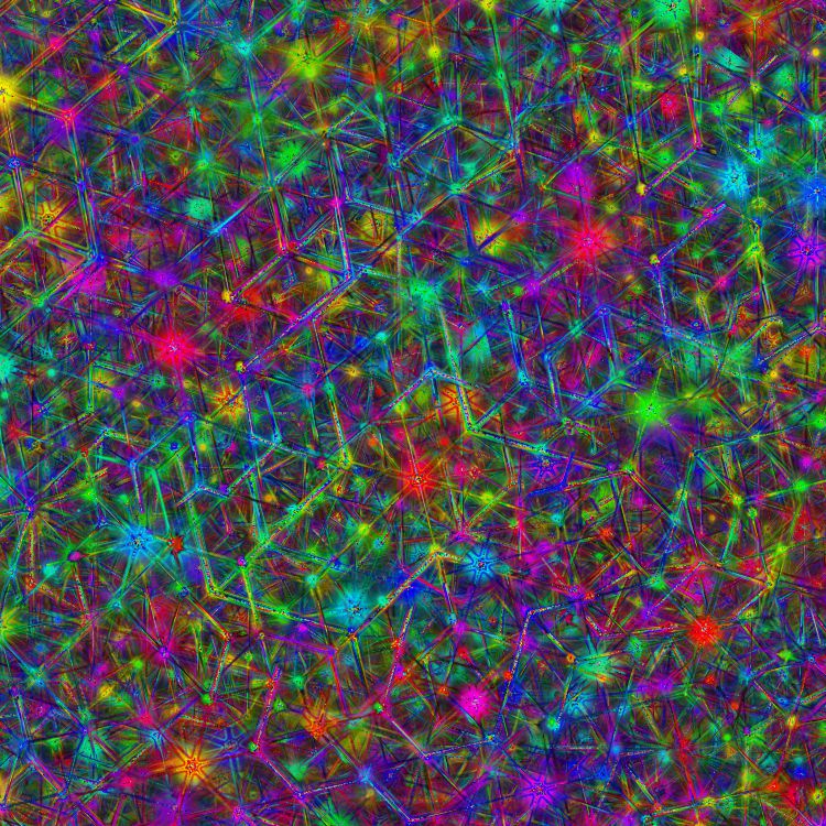 Neon Cube Clusters 23 – Pattern Crew