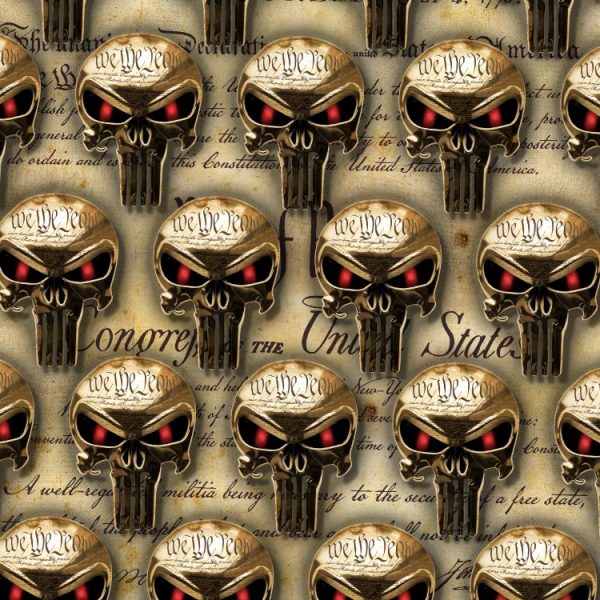 Gold Constitutional Punisher Skull 24 – Pattern Crew