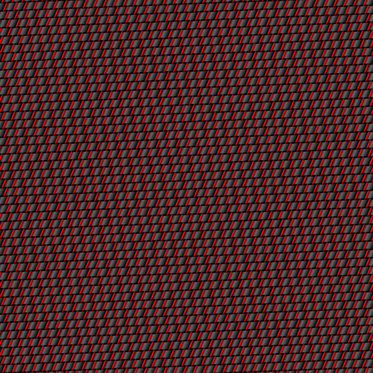 Red Warp Trapezoidal Carbon Fiber – Pattern Crew