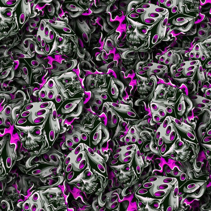 Flaming Dice Skulls 21 – Pattern Crew