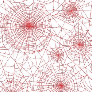 Spider Webs 24 Red – Pattern Crew