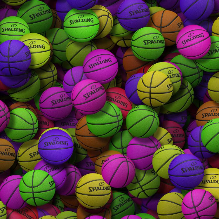 Neon Basketballs 22 – Pattern Crew
