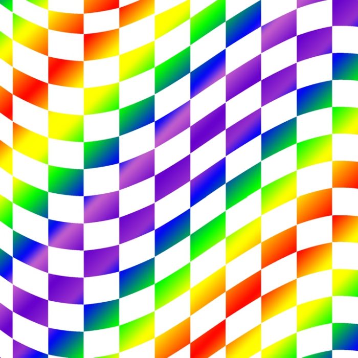 Rainbow Checkerboard 22 – Pattern Crew