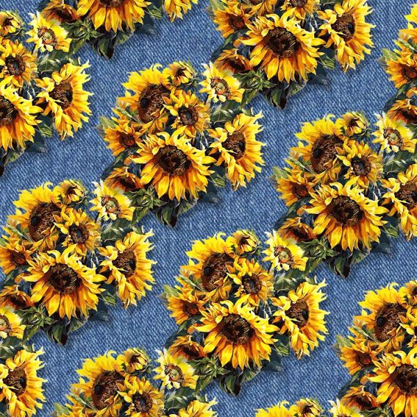 Sunflower Over Denim – Pattern Crew
