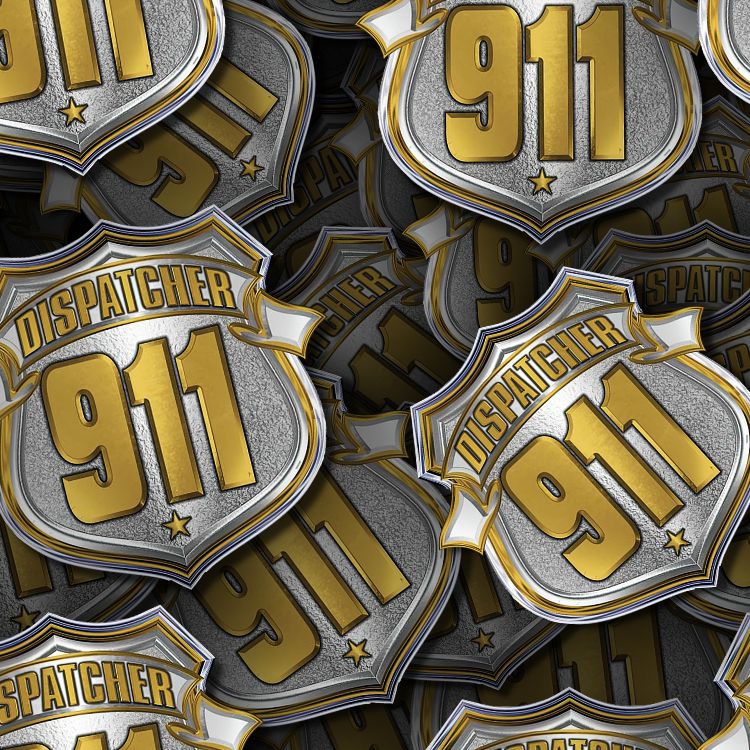 Dispatcher 911 Badge 22 – Pattern Crew