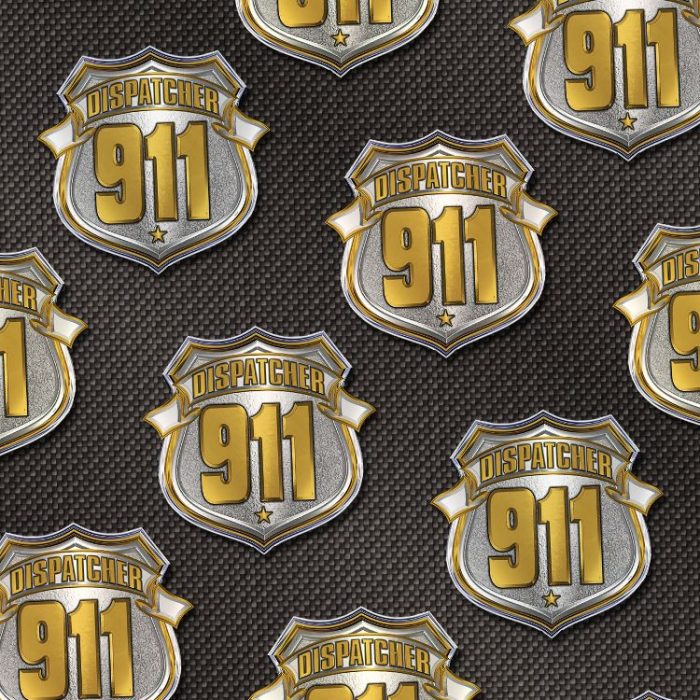 Dispatcher 911 Badge 24 – Pattern Crew