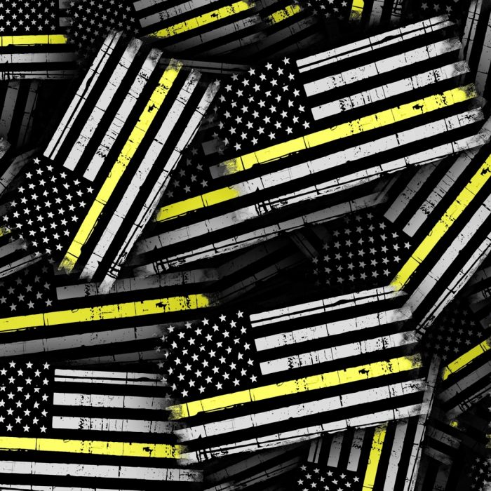 Thin Yellow Line Flag Distressed – Pattern Crew