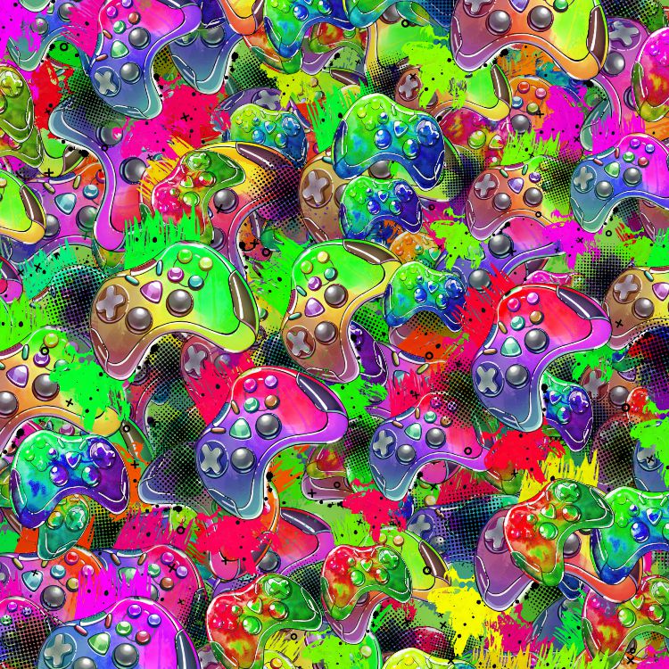 Neon Game Controllers 22 – Pattern Crew