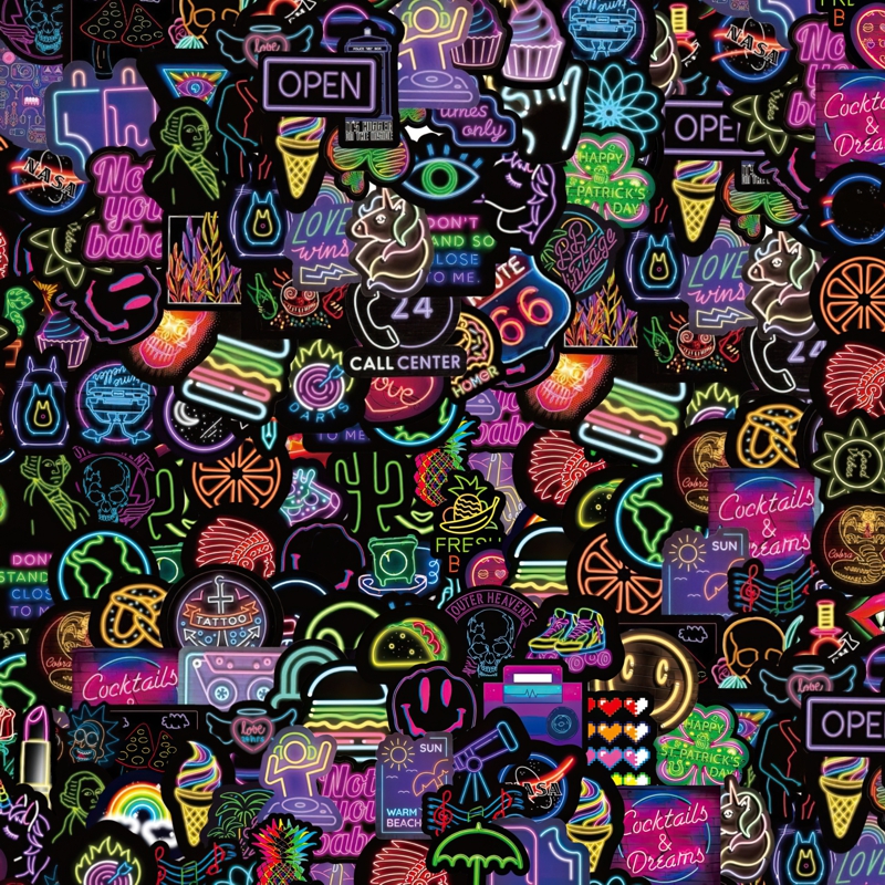 Neon Stickers – Pattern Crew