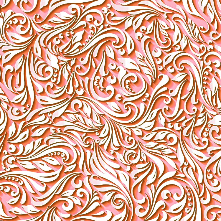 3D Scrollwork Pink 23 – Pattern Crew