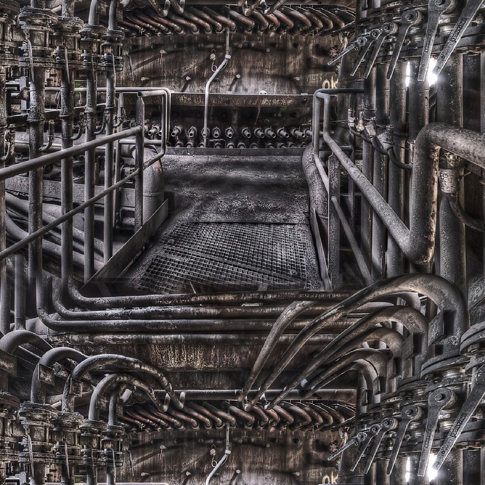 Industrial Factory Walkway Pipes – Pattern Crew