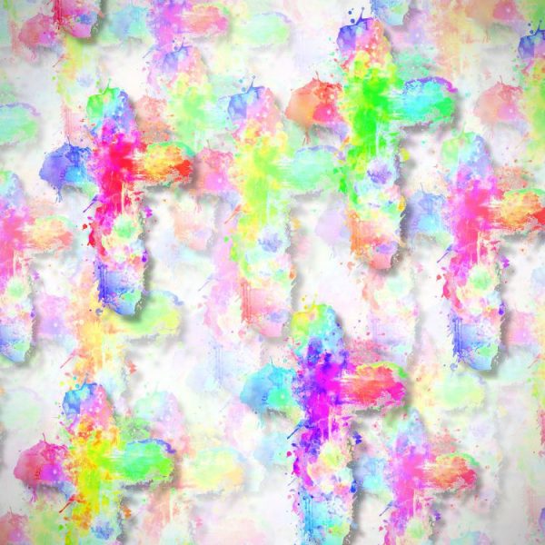 Christian Cross Color Splash 24 – Pattern Crew