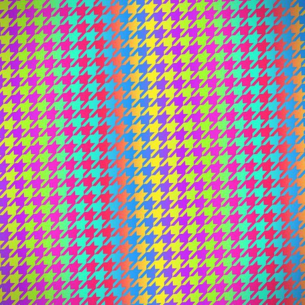 Houndstooth Rainbow 24 – Pattern Crew