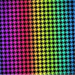 Houndstooth Rainbow – Pattern Crew